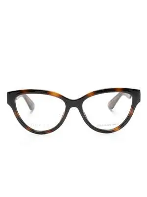 Gucci Cat-eye Frame Glasses - Brown