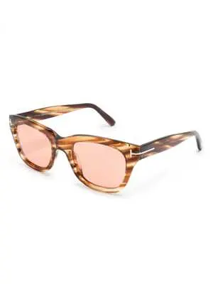 TOM FORD Tortoiseshell Square-frame Sunglasses