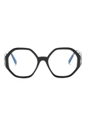TOM FORD Geometric-frame Glasses - Black