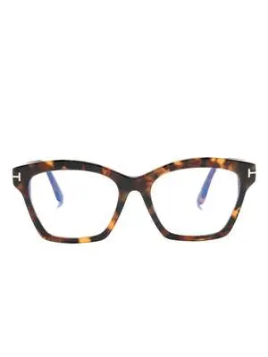 TOM FORD Square-frame Glasses - Brown