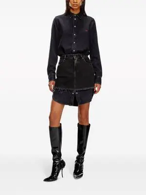 DIESEL® De-desy-d Denim Mini Dress