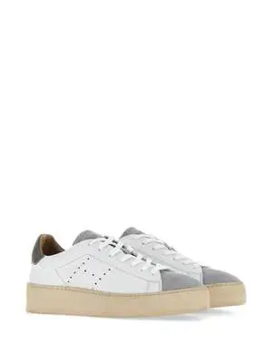 Hogan H672 Leather Sneakers - White
