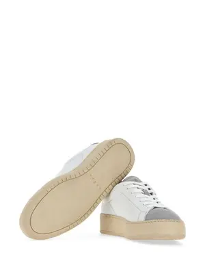 Hogan H672 Leather Sneakers - White