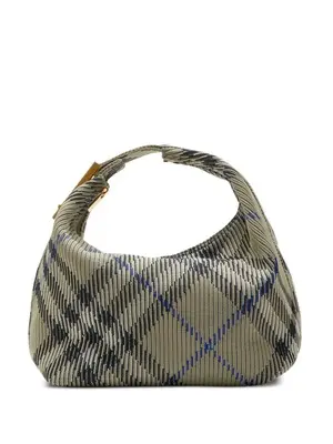 Burberry Peg Check Medium Tote Bag - Neutrals