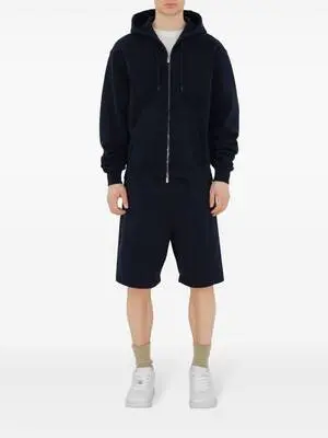 Burberry Equestrian Knight Appliqué Shorts - Blue