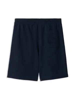 Burberry Equestrian Knight Appliqué Shorts - Blue
