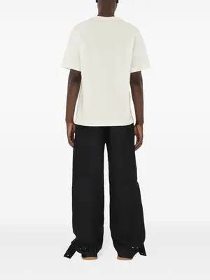 Burberry Embroidered-logo Cotton T-shirt