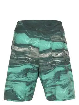 Oakley Abstract-pattern Swim Shorts