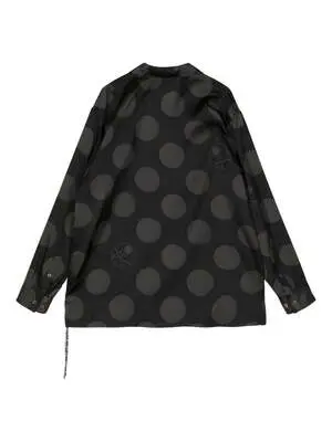 MASTERMIND WORLD Polka-dot Silk Shirt