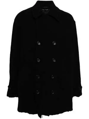 BLACK COMME DES GARÇONS Double-breasted Coat