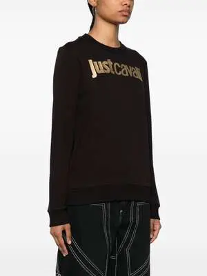 Just Cavalli Logo-print Sweatshirt - Black