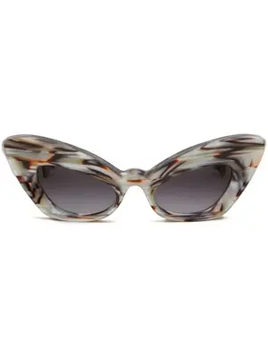 Marni Cat-eye Frame Sunglasses - Neutrals