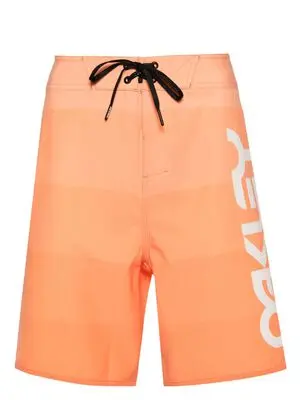 Oakley Retro Mark 19 Logo-print Swim Shorts - Orange