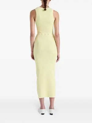 Proenza Schouler White Label Ribbed Knit Maxi Dress