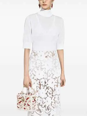 Dolce & Gabbana Cropped Turtleneck Sweater