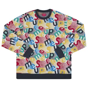Supreme Scatter Text Crewneck