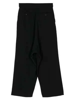 Y’s Draped Straight-leg Trousers