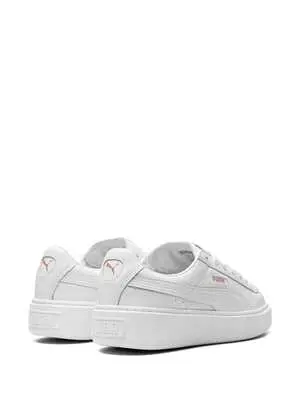 PUMA Basket Flatform Leather Sneakers