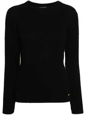 TOM FORD Logo-plaque Cashmere Jumper - Black