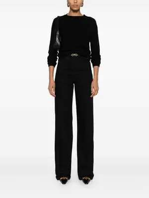 TOM FORD Logo-plaque Cashmere Jumper - Black