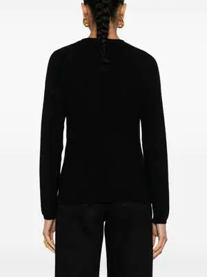 TOM FORD Logo-plaque Cashmere Jumper - Black