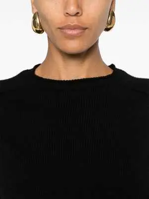 TOM FORD Logo-plaque Cashmere Jumper - Black