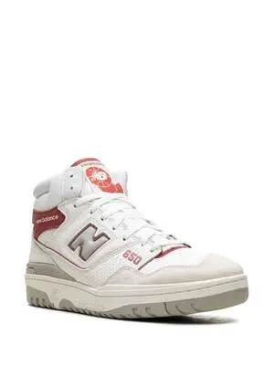 NEW BALANCE 650 High-top Sneakers - White