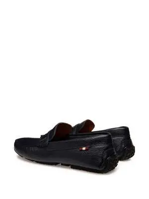 Bally Palsy Grained-leather Loafers