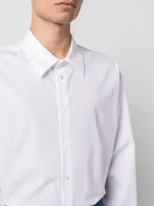THE ROW Lukre Long-sleeve Cotton Shirt