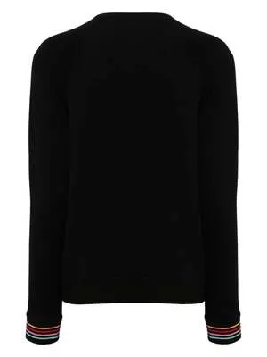 Paul Smith Striped-cuff Cotton Sweatshirt
