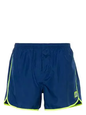 Sundek Contrast-trim Swim Shorts - Blue