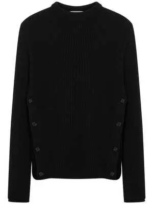 Moschino Ribbed-knit Virgin Wool Jumper