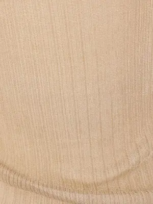 Max Mara Ribbed Silk Tank Top - Neutrals