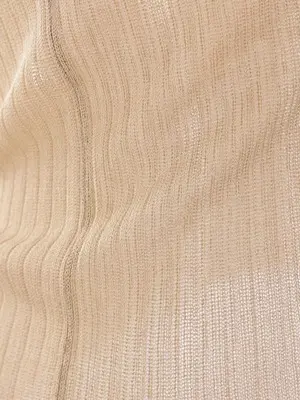 Max Mara Ribbed Silk Tank Top - Neutrals