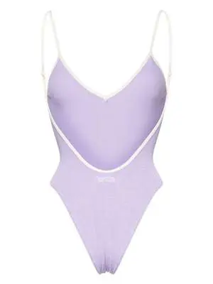 MC2 SAINT BARTH Crinkled Lurex Swimsuit