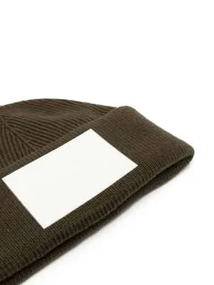 MAISON MARGIELA Numbers-motif Knitted Beanie