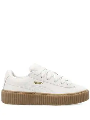 FENTY BEAUTY Creeper Phatty Leather Sneakers - White