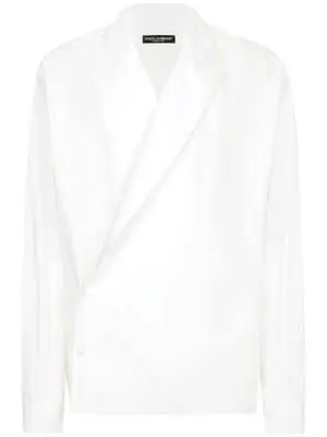 Dolce & Gabbana Cotton Wrap Shirt