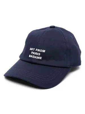 Drole De Monsieur Cotton Baseball Cap - Blue