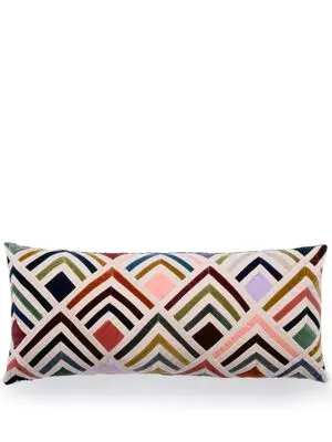 CHRISTINA LUNDSTEEN Tallulah Velvet Cushion - White