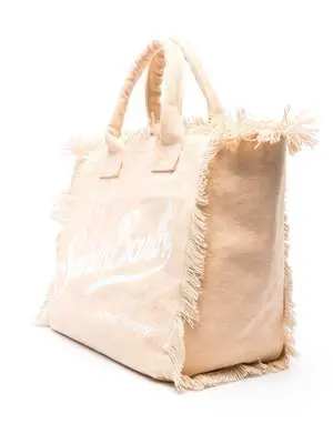 MC2 SAINT BARTH Cotton Beach Bag - Neutrals