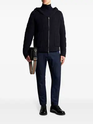 Etro Cable-knit Zip-up Hoodie