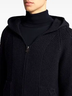Etro Cable-knit Zip-up Hoodie
