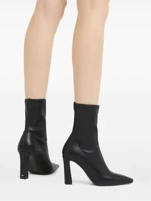 GIUSEPPE ZANOTTI 90mm Janiee Stretch Ankle Boots - Black
