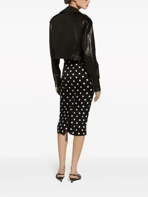 Dolce & Gabbana Cropped Biker Jacket