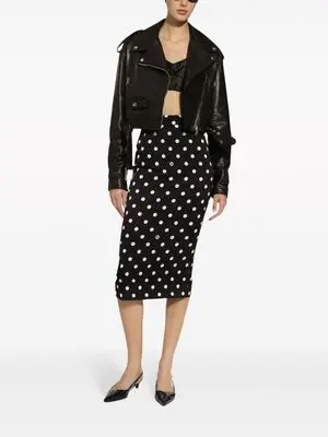 Dolce & Gabbana Cropped Biker Jacket