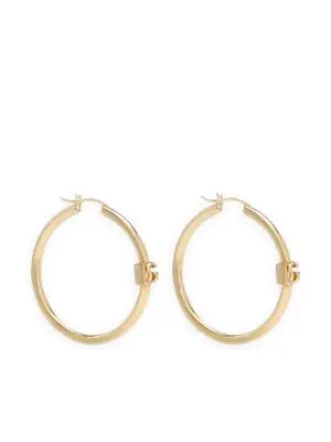 Dolce & Gabbana Logo Hoop Earrings - Gold