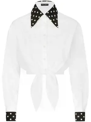 Dolce & Gabbana Tie Detailed Shirts For Women