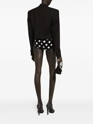 Dolce & Gabbana Polka-dot High-waisted Shorts