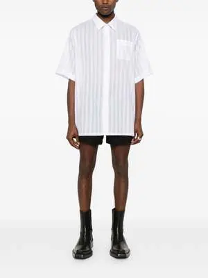 Givenchy Logo-embroidered Cotton Shirt - White